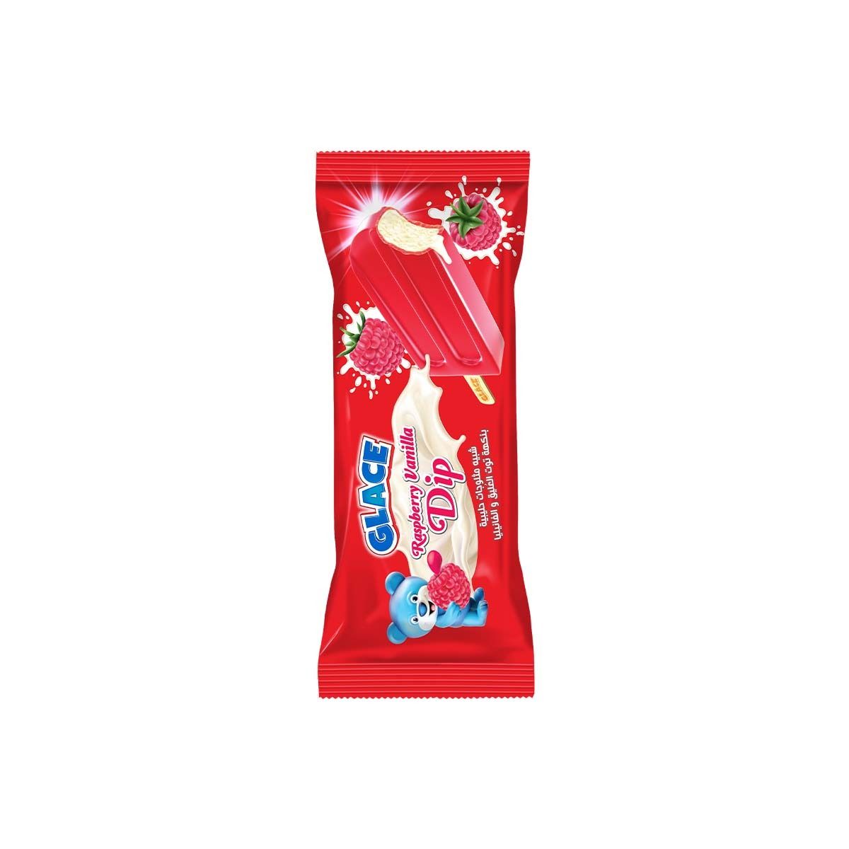 Buy Glace Rasberry Vanilla Dip Ice Cream Stick, 50ml Online in Oman ...