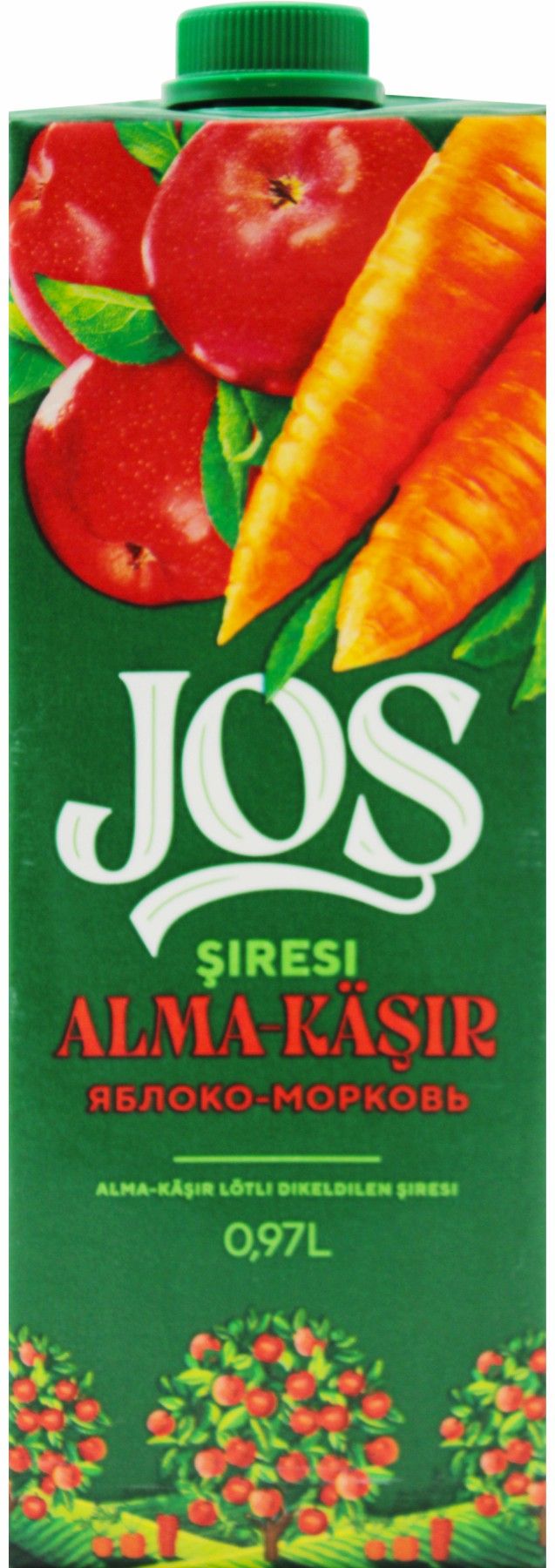 Buy Jos Apple with Carrot Juice, 1L Online in Oman | Talabat Oman