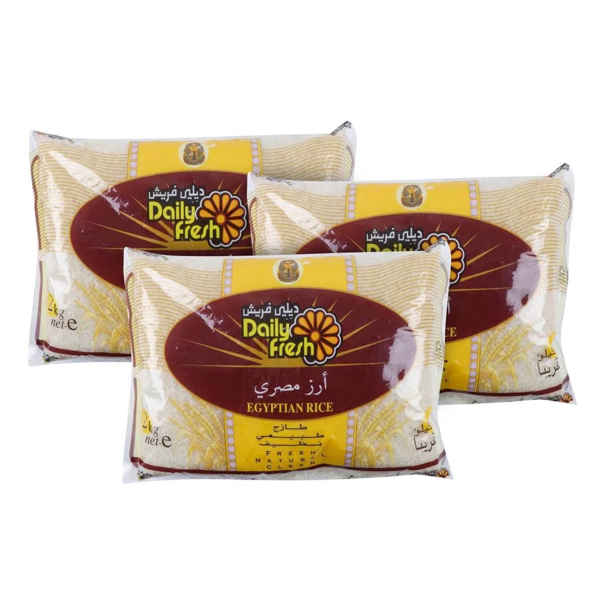 Buy Daily Fresh Egyptian Rice, 3x2kg Online in Oman | Talabat Oman