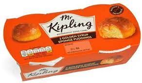 Buy Mr Kipling Golden Syrup Sponge Pudding 2 Pcs x 95 g Online in ...