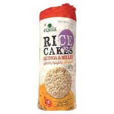 Buy eQuia Rice Cakes with Quinoa & Millet, 18 Pieces, 125g Online in ...