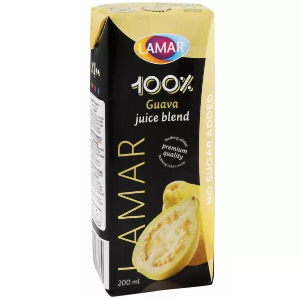 Buy Lamar Pure Juice Guava 200 ml Online in Bahrain | Talabat Bahrain