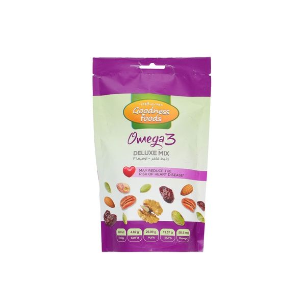 Buy Goodness Foods Omega-3 Deluxe Mix, 175g Online in Bahrain | Talabat ...