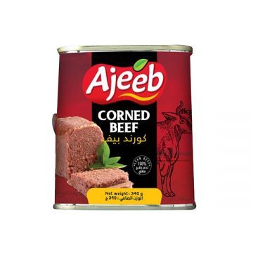 Buy Ajeeb Corned Beef, 340g Online in Oman | Talabat Oman