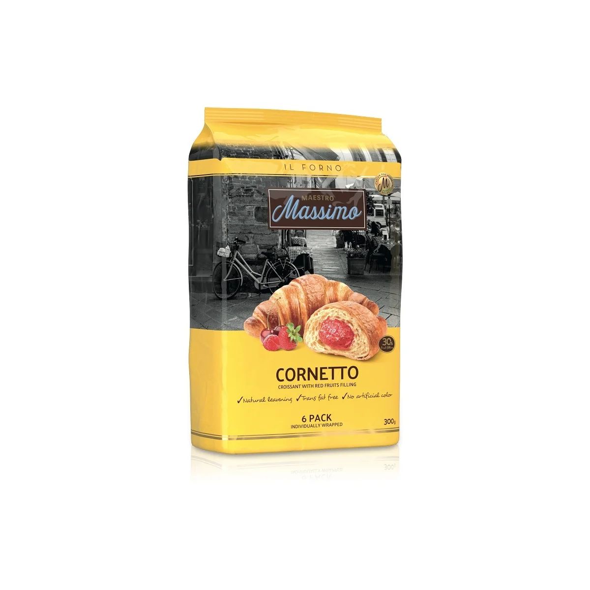 Buy Maestro Massimo Cornetto Red Fruits Rolls, 6 Pieces Online in Oman ...