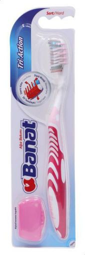 Buy Banat Tri-Action Tooth Brush Hard 1 Pc Online in Kuwait | Talabat ...