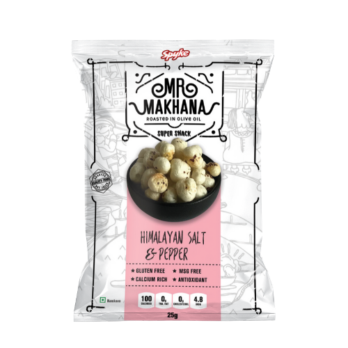 Buy Mr Makhana Gluten Free Himalayan Salt And Pepper Popped Lotus Seeds