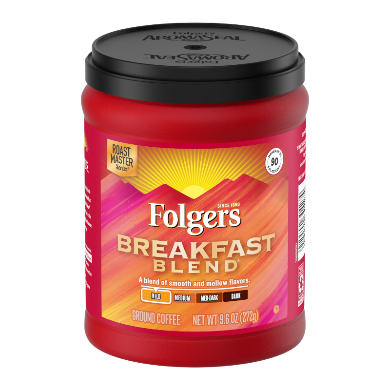 Buy Folgers Breakfast Blend Mild Ground Coffee, 272.2g Online in Kuwait ...