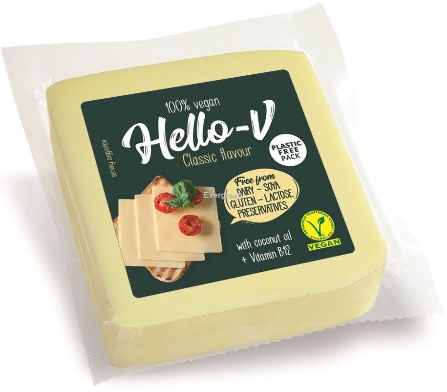 Buy Hello-V Vegan Classic Cheese Slices with Coconut Oil & Vitamin B12 ...