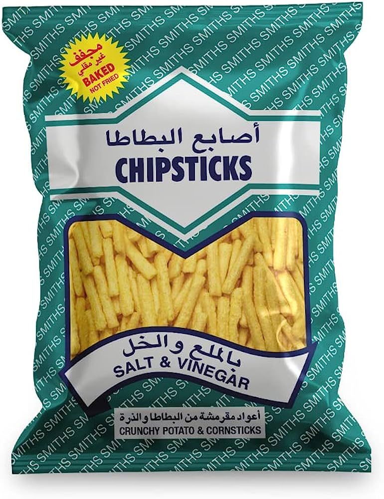 Buy Smiths Chipsticks Salt & Vinegar Potato & Cornsticks, 100g Online ...