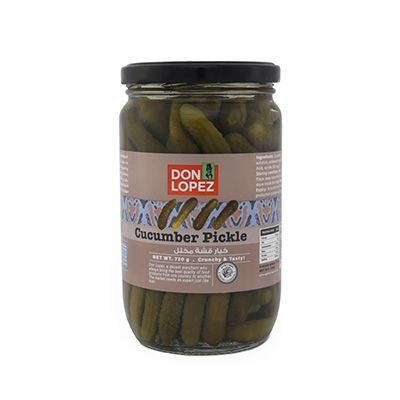 Buy Don Lopez Pickled Cucumber, 720g Online in Egypt | Talabat Egypt