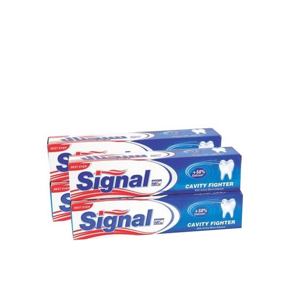 Buy Signal Cavity Fight Toothpaste, 4x100ml Online in Oman | Talabat Oman