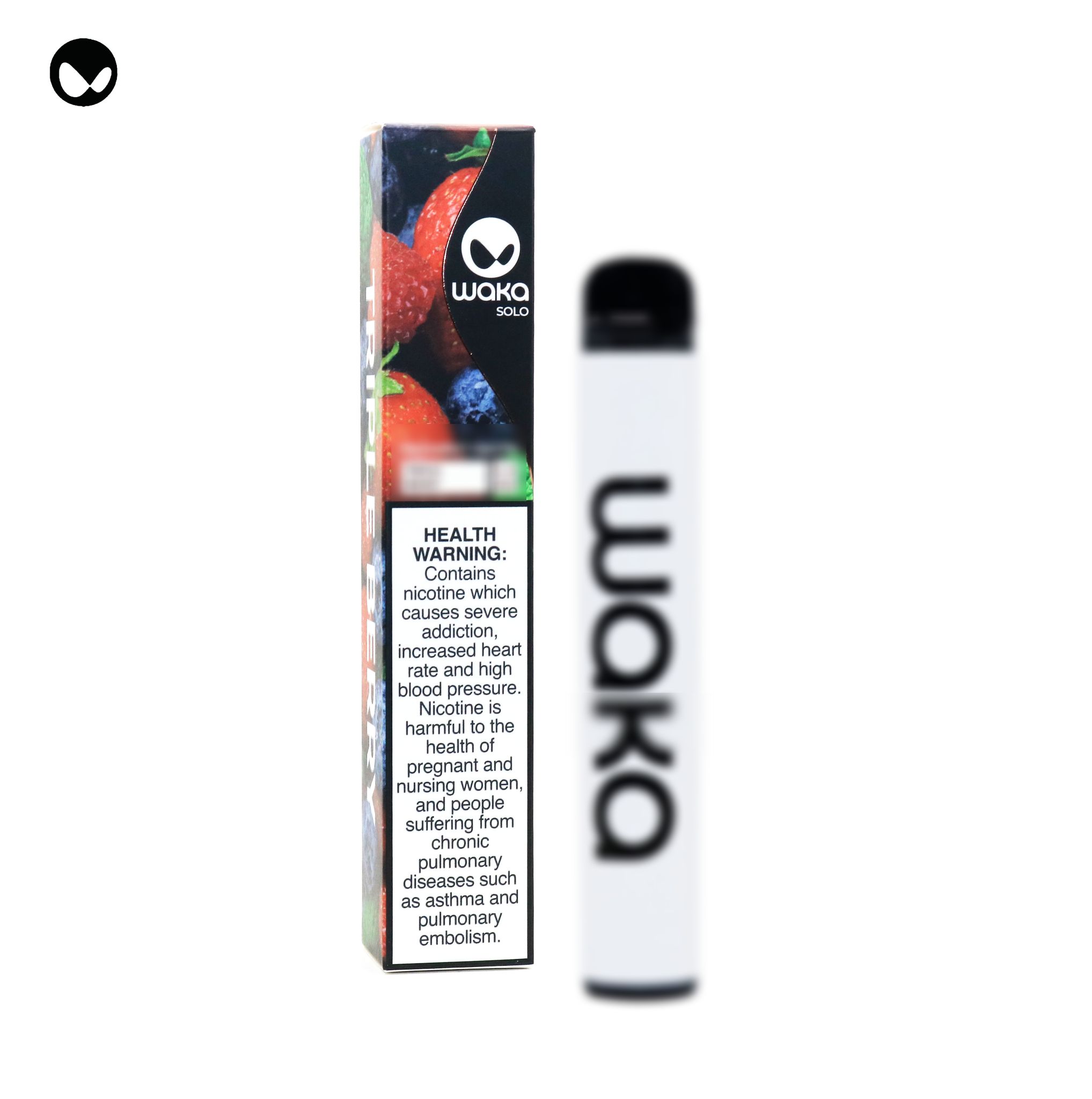 Buy Waka Solo Triple Berry 1800 Puffs 18Mg Online in Kuwait | Talabat ...