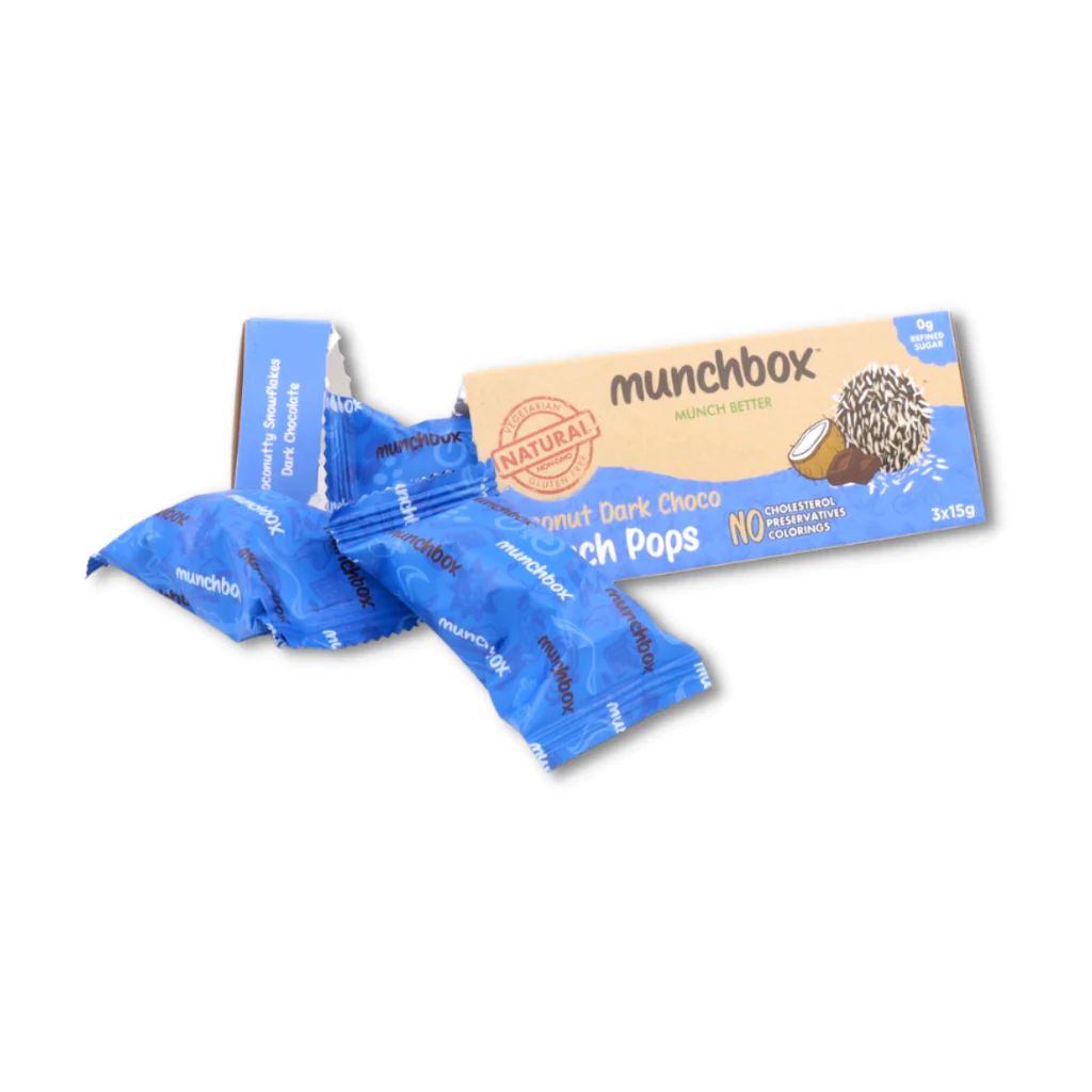 Buy Munchbox Coconut Dark Choco Munch Pops, 3x15g Online in Oman ...