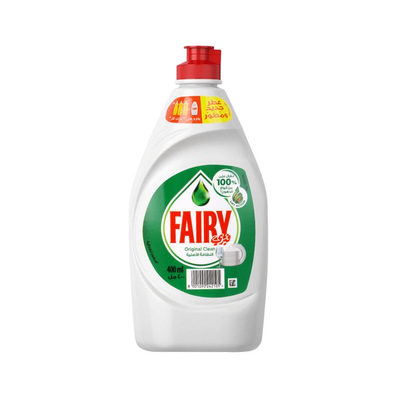 Buy Fairy Plus Original Dishwashing Liquid Soap 400 ml Online in Kuwait ...