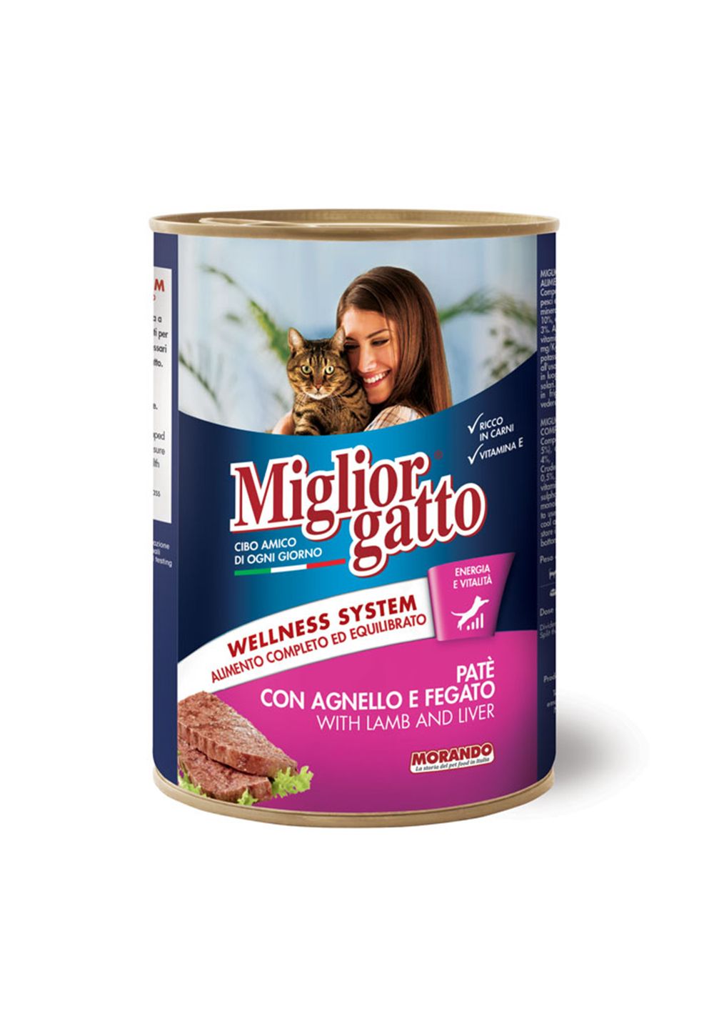 Buy Miglior Gatto Wellness Wet Cat Food with Lamb & Liver, 400g Online ...