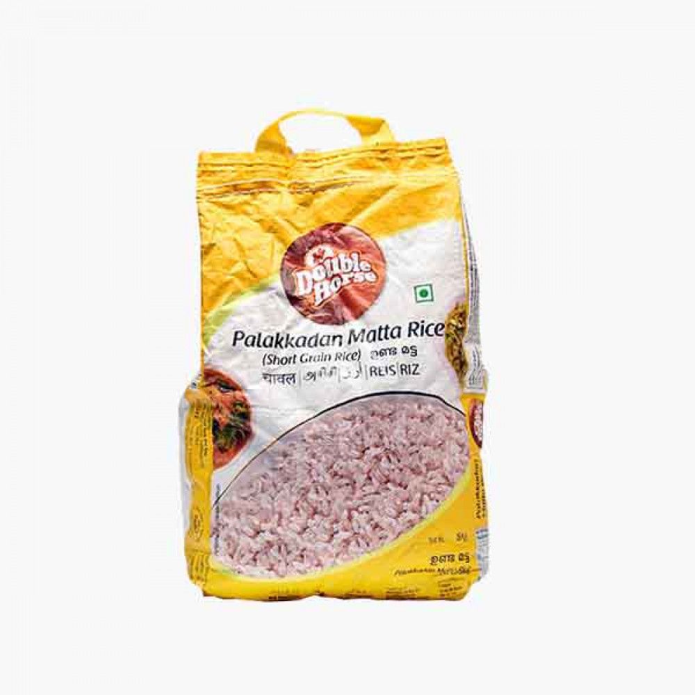 Buy Double Horse Short Grain Matta Rice 5 Kg Online in Oman | Talabat Oman