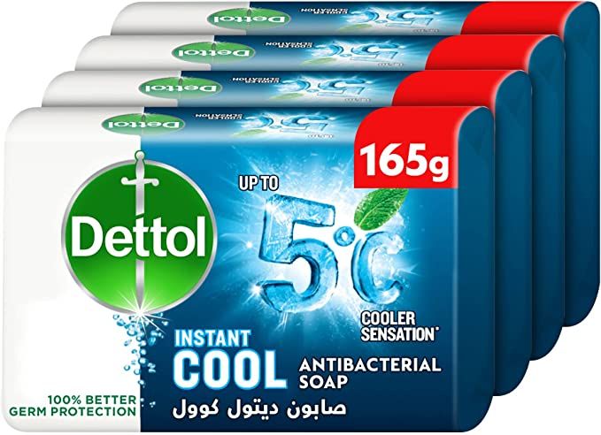 Buy Dettol Cool Bar Soap, 2x165g Online in Bahrain | Talabat Bahrain