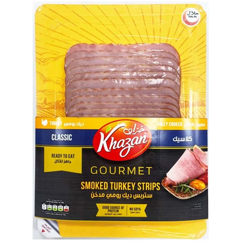 Buy Khazan Classic Smoked Turkey Strips, 180g Online in Kuwait ...