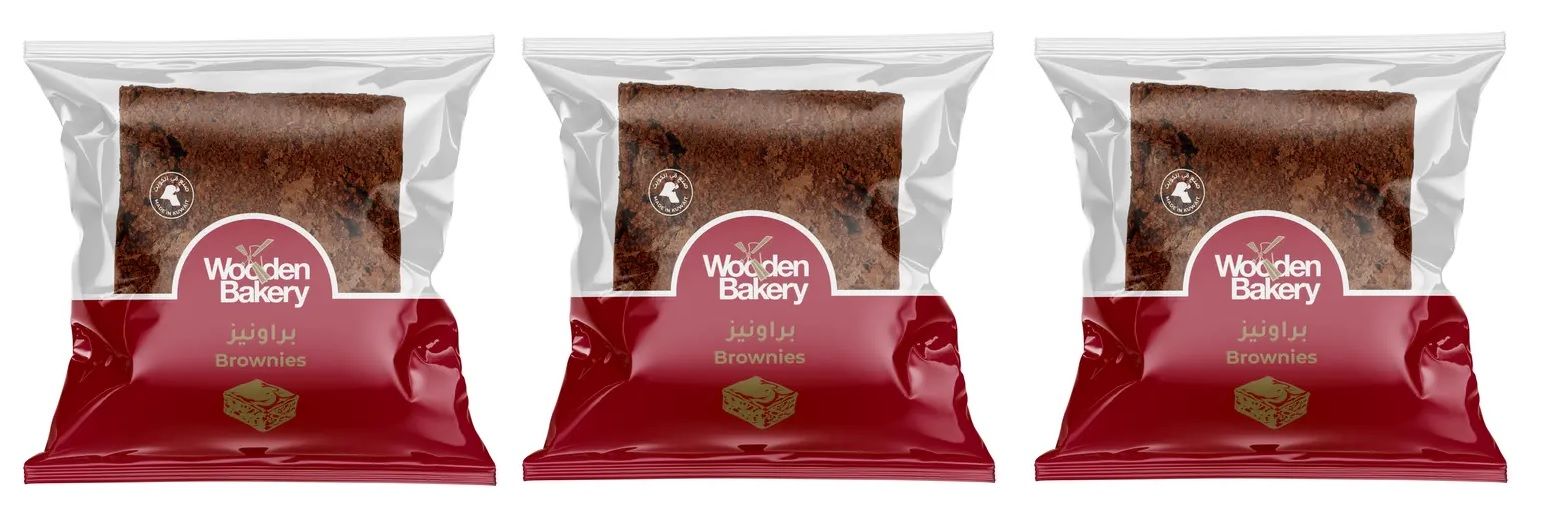 Buy Wooden Bakery Chocolate Brownies Family Pack, 3x90g Online in ...