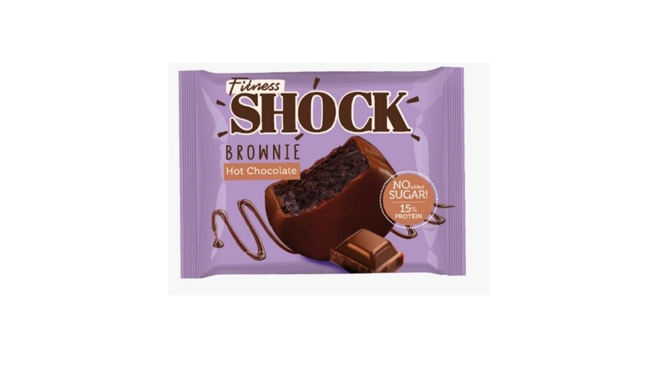 Buy Fitness Shock Hot Chocolate Protein Brownie, 50g Online in Kuwait ...
