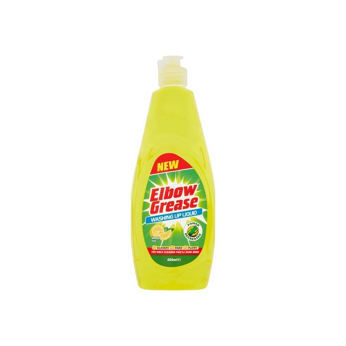Buy Elbow Grease Lemon Fresh Washing Up Liquid, 600ml Online in Kuwait ...
