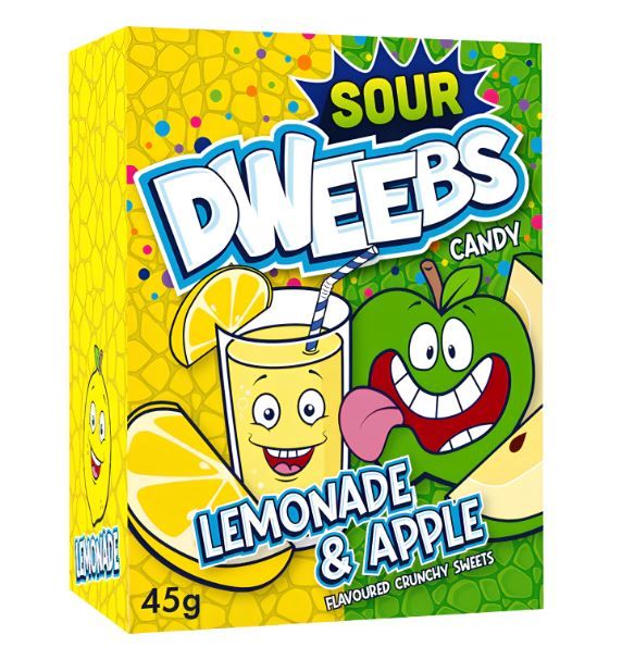 Buy Dweebs Lemonade & Apple Candy, 45g Online in Kuwait | Talabat Kuwait