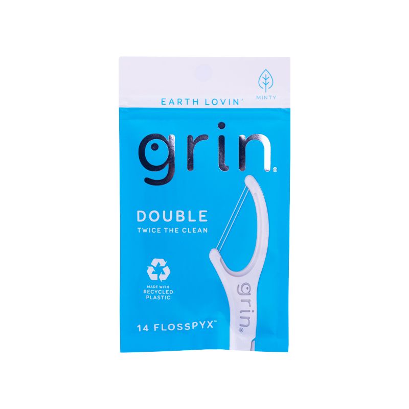 Buy Grin Oral Care Double Floss Picks, 14 Pieces Online in Kuwait ...