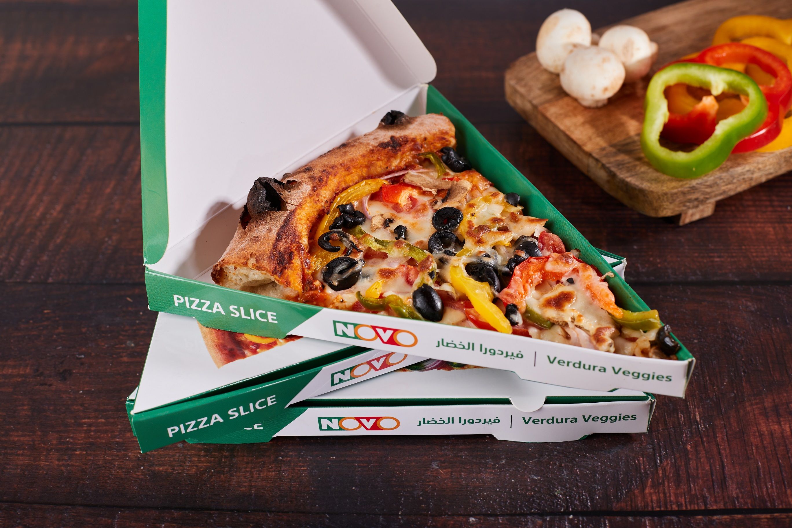 Buy Novo Verdura Veggies Pizza Slice, 110g Online in Kuwait | Talabat ...