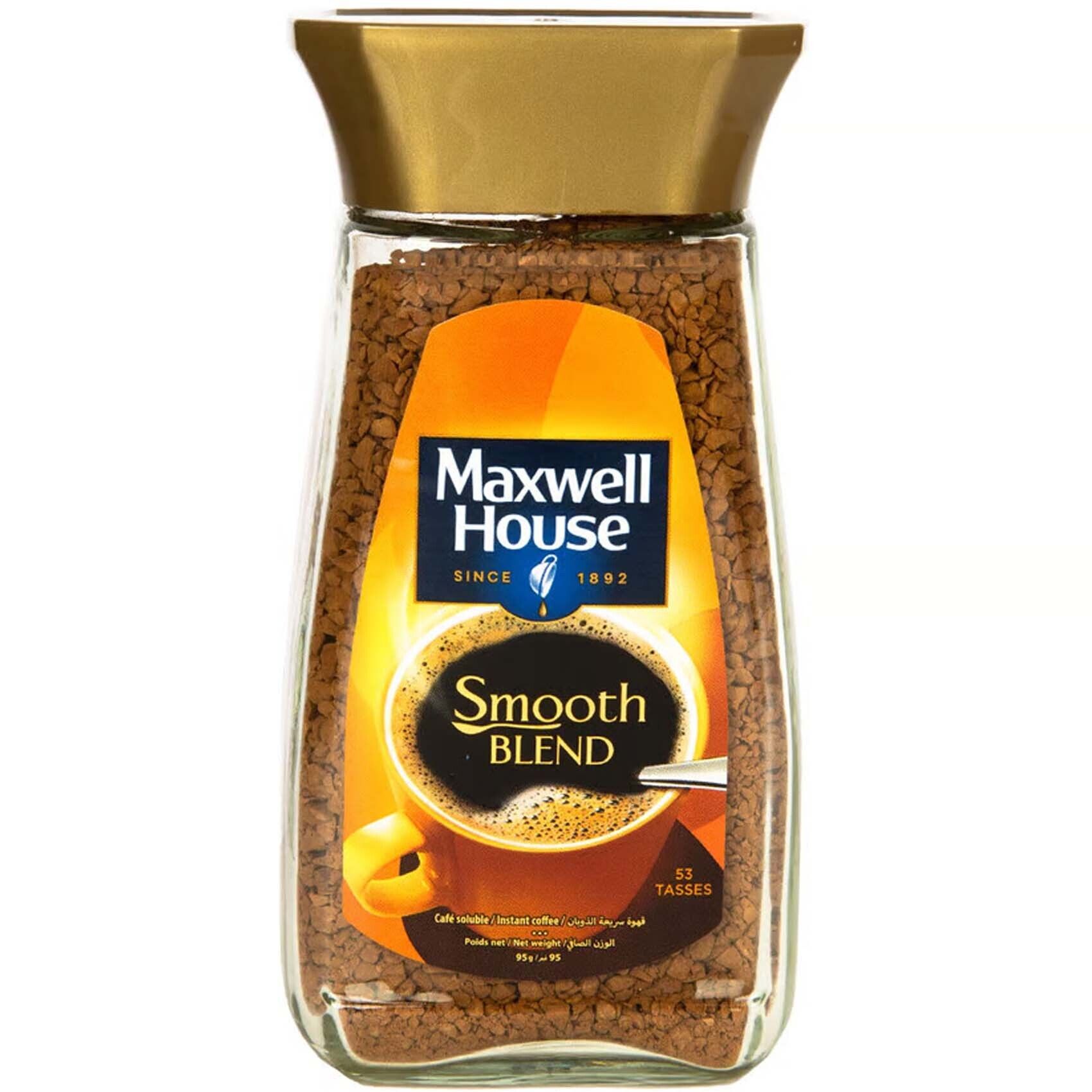 Buy Maxwell House Smooth Blend Instant Coffee, 95g Online in Kuwait | Talabat Kuwait
