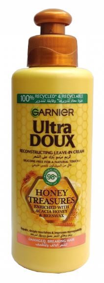 Buy Garnier Ultra Doux Leave-In Honey 200 ml Online in Kuwait | Talabat ...