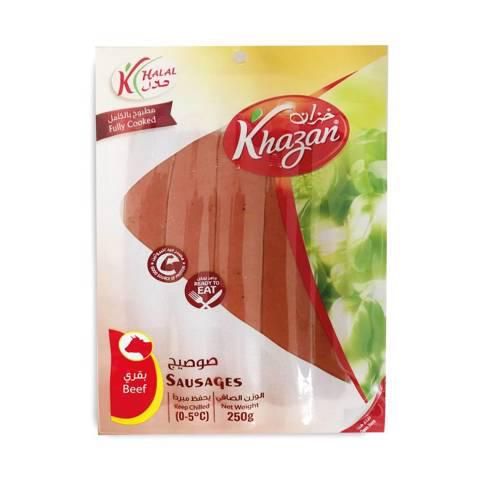 Buy Khazan Beef Frankfurter Sausages, 250g Online in Kuwait | Talabat ...
