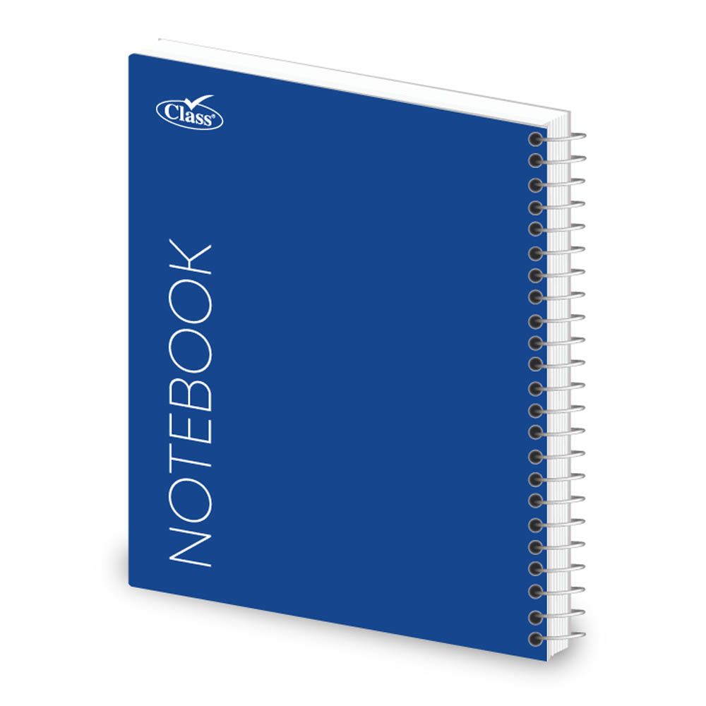 Buy Class PP Colored Spiral Notebook, 60 Sheets, 10x8 Black Online in ...