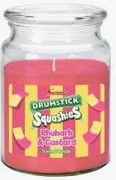 Buy Swizzels Squashies Rhubarb & Custard Jar Candle, 18oz Online in ...