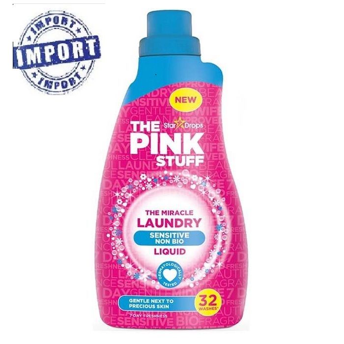Buy The Pink Stuff Laundry Liquid 32Wash Non Bio, 960ml Online in ...