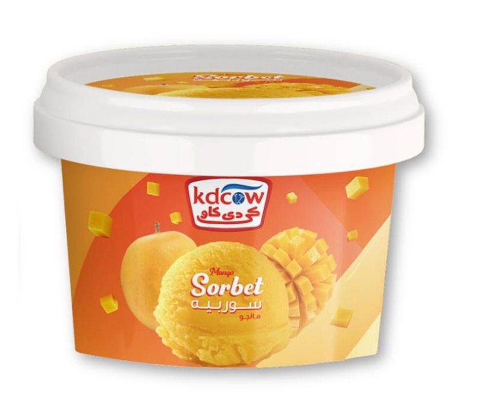 Buy Kdcow Sorbet mango Cups Ice Cream Cup 135ml Online in Kuwait ...