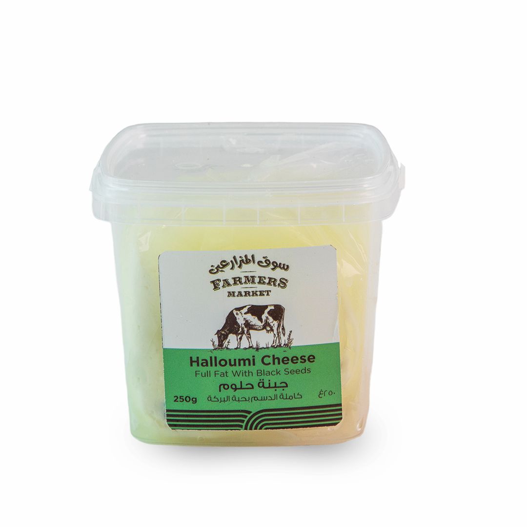 Buy Farmers Market Halloumi Cheese Cow with Blackseeds, 250g Online in ...