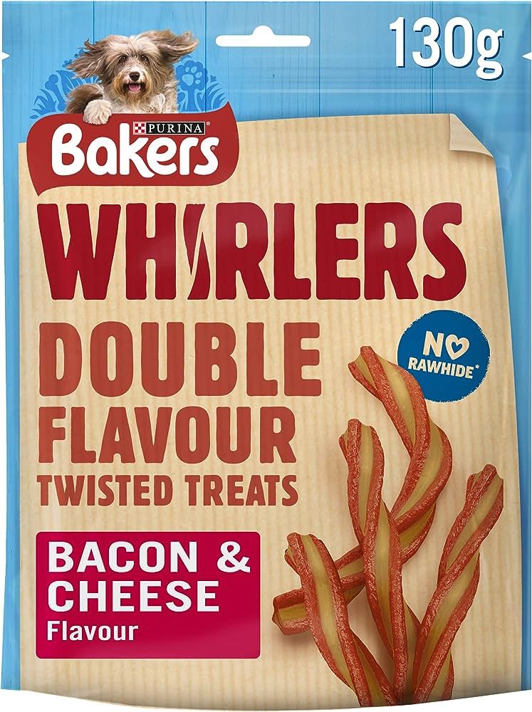 Buy Purina Bakers Whirlers Meaty Treats Bacon & Cheese, 130g Online in ...