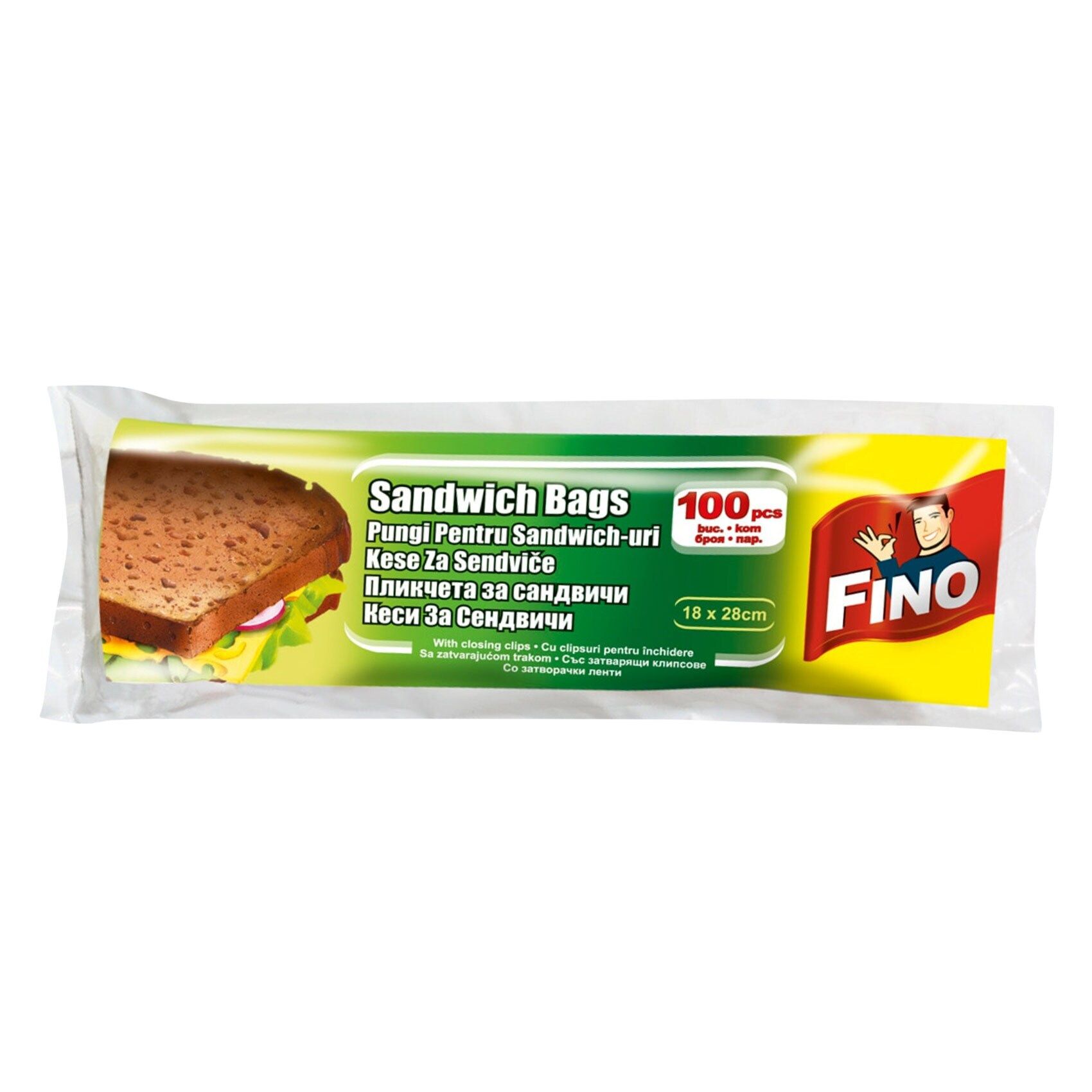 Buy Fino Tied Sandwich Bags, 100 Pieces Online in Kuwait | Talabat Kuwait