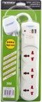 Buy Terminator 3 Way Universal Power Extension Socket 2 USB Socket ...