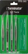 Buy Terminator Tweezer Set, 4 Pieces Online in Kuwait | Talabat Kuwait