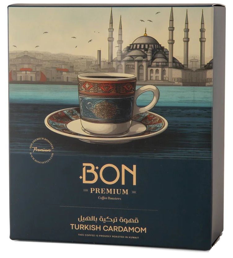 Buy Bon Premium Turkish Coffee with Cardamom, 200g Online in Kuwait ...