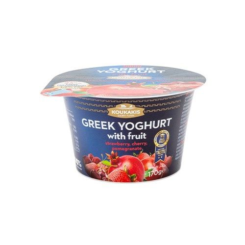 Buy Koukakis greek Yoghurt 2% With Fruits (Strawberry, Cherry ...