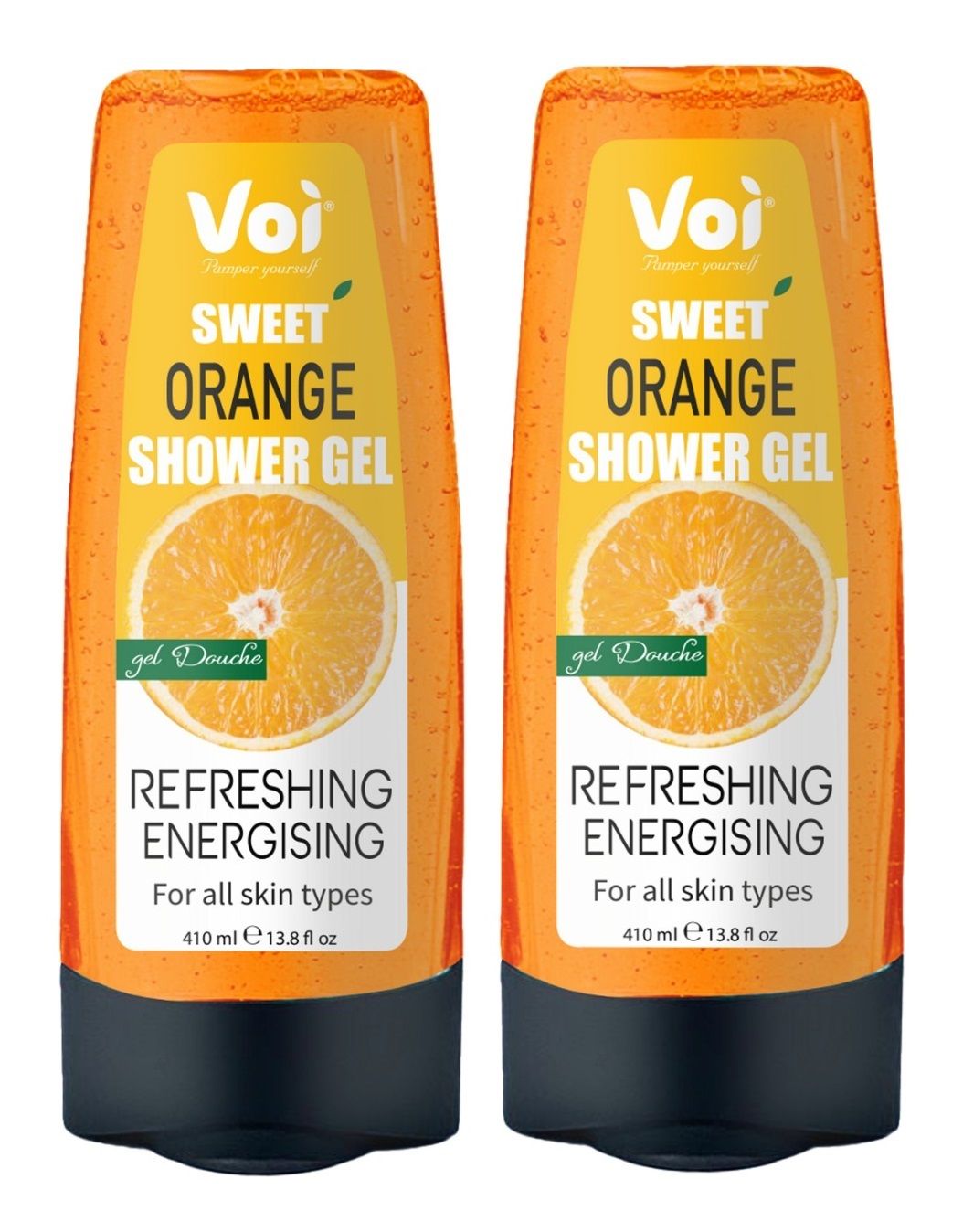 Buy Voi Orange Shower Gel 410ml x 2 Pcs Online in Kuwait | Talabat Kuwait