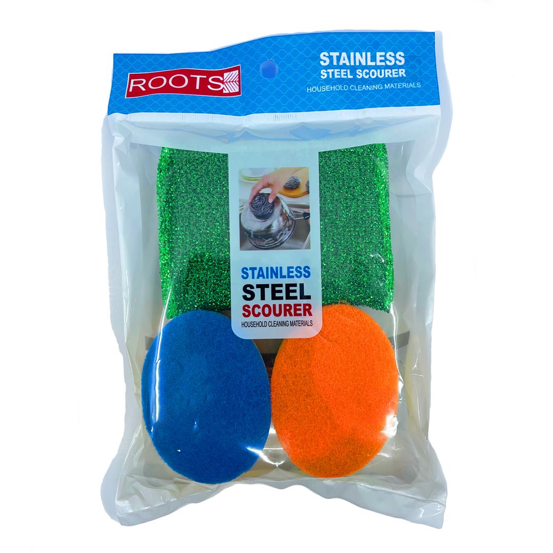 Buy Roots Fast Cleaning Dish Cleaning Sponges, 4 Pieces Online in ...