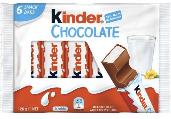 Buy Kinder Chocolate Snackbars, 6x126gm Online in Kuwait | Talabat Kuwait