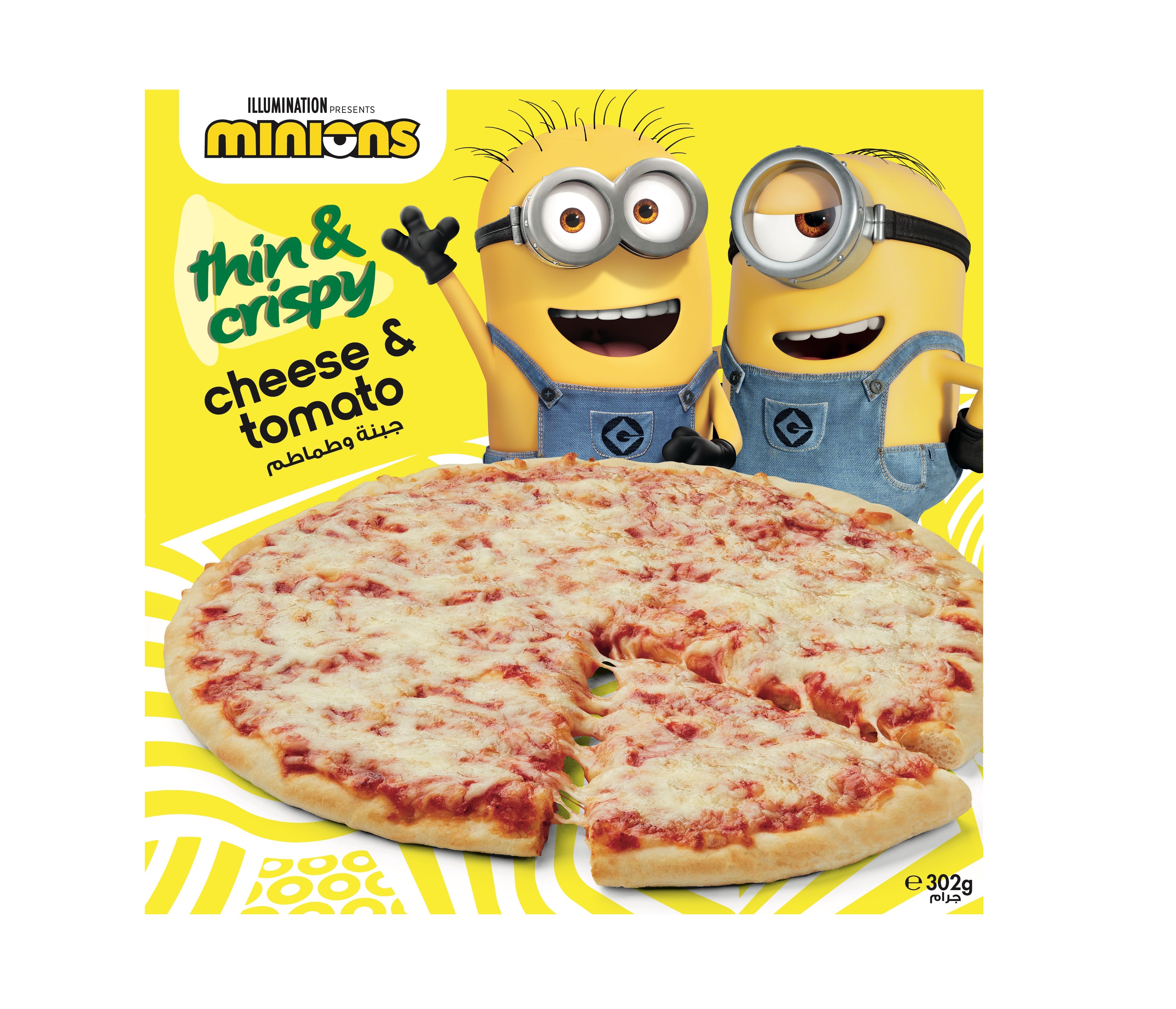 Buy Minions Crispy Pizza Cheese & Tomato, 302g Online in Kuwait ...