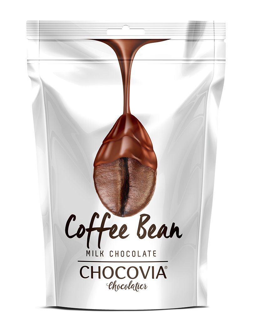 Buy Chocovia Milk Chocolate Covered Coffee Bean Dragee, 90g Online in ...