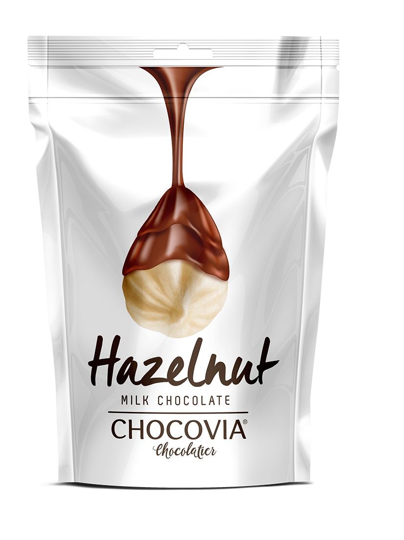Buy Chocovia Milk Chocolate Covered Hazelnut Dragee, 90g Online in ...