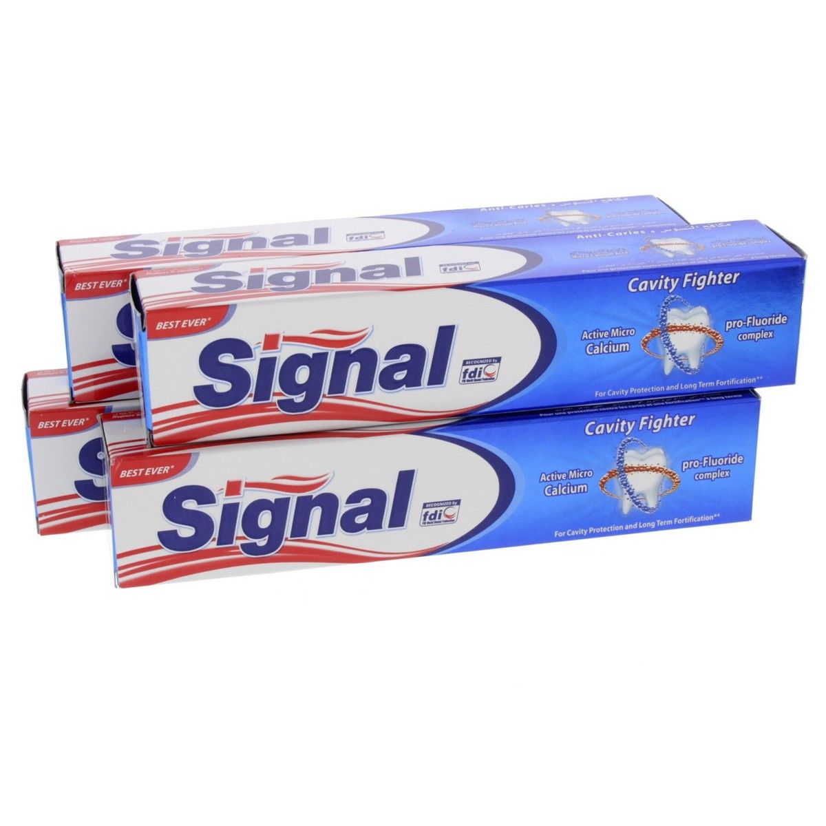 Buy Signal Cavity Fighter Toothpaste, 4x120ml Online in Kuwait ...